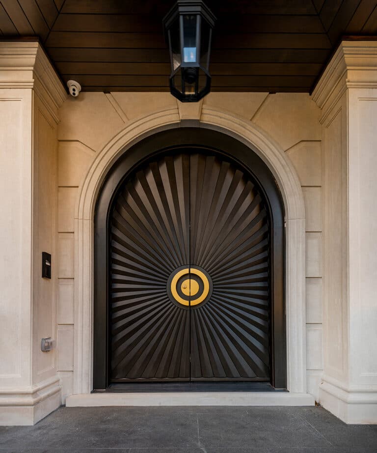 Scalloped - Contemporary Solid Wood Door