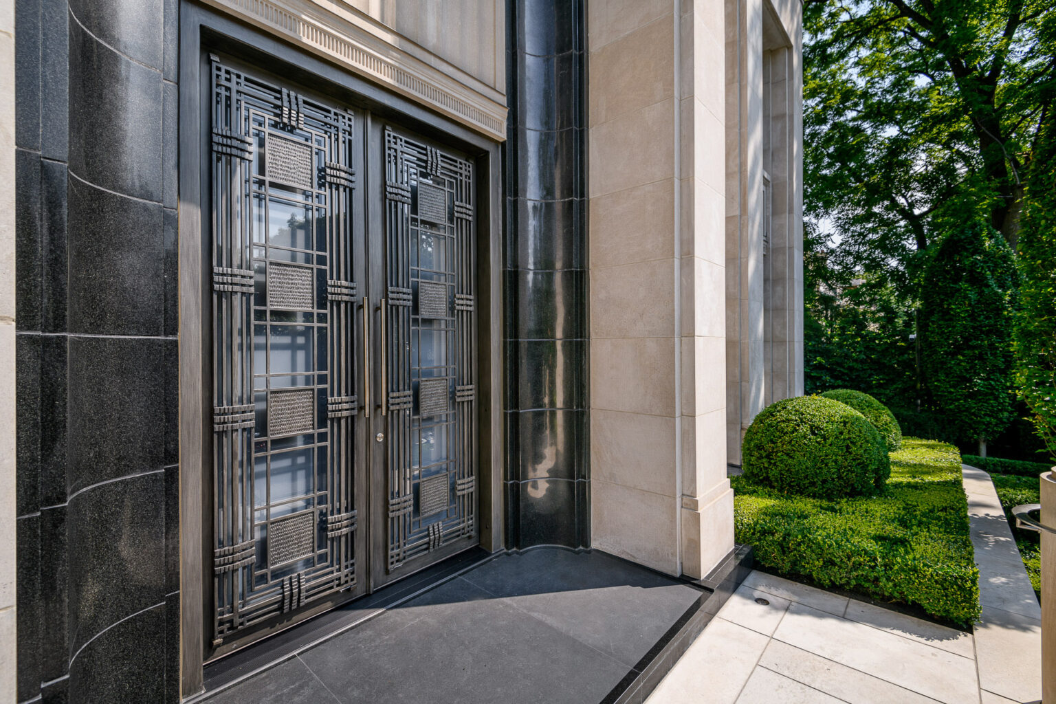 Custom Metal Door Made with Steel and Cast Aluminum