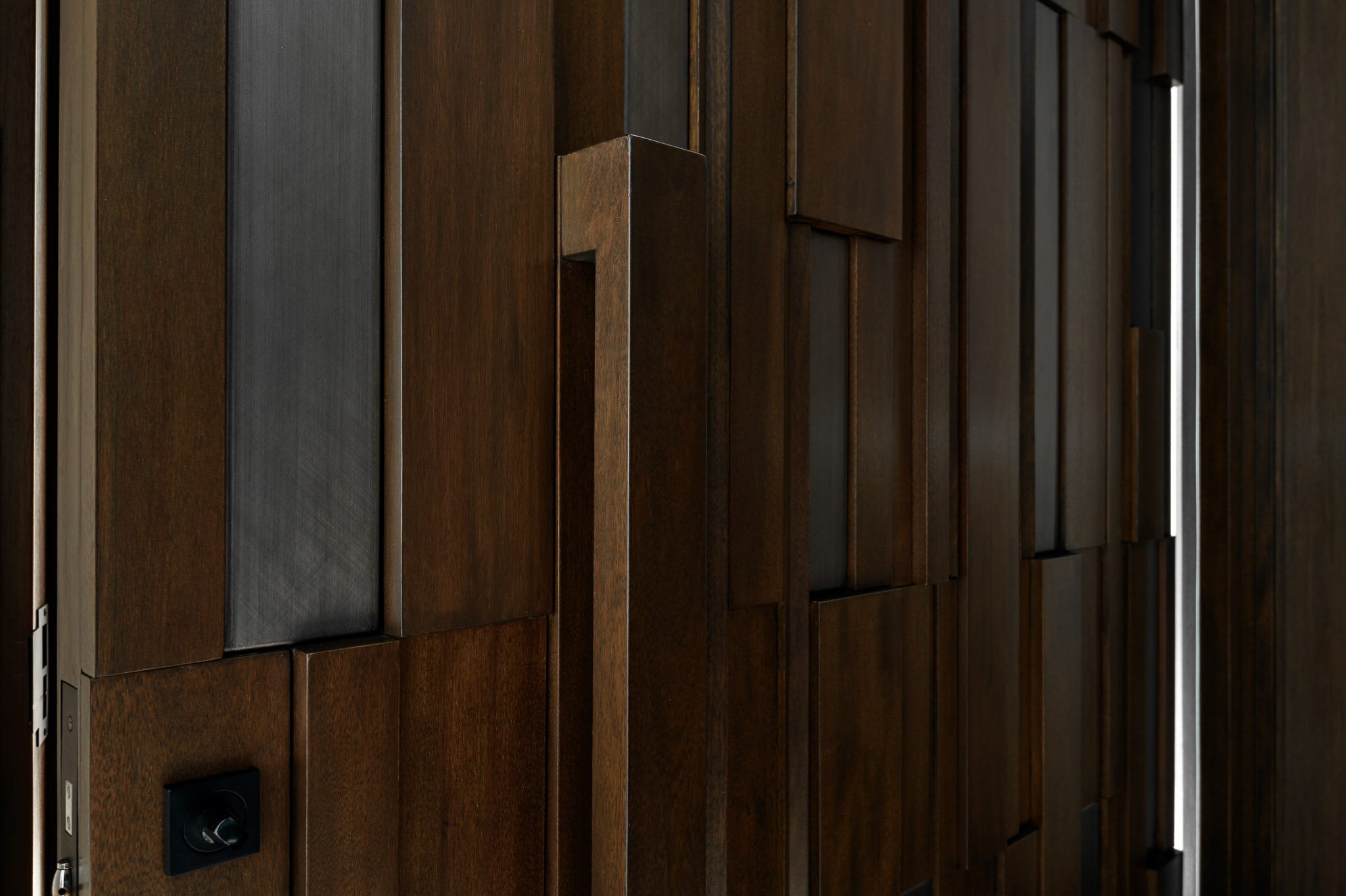 Floral Art - Custom Pivot Door